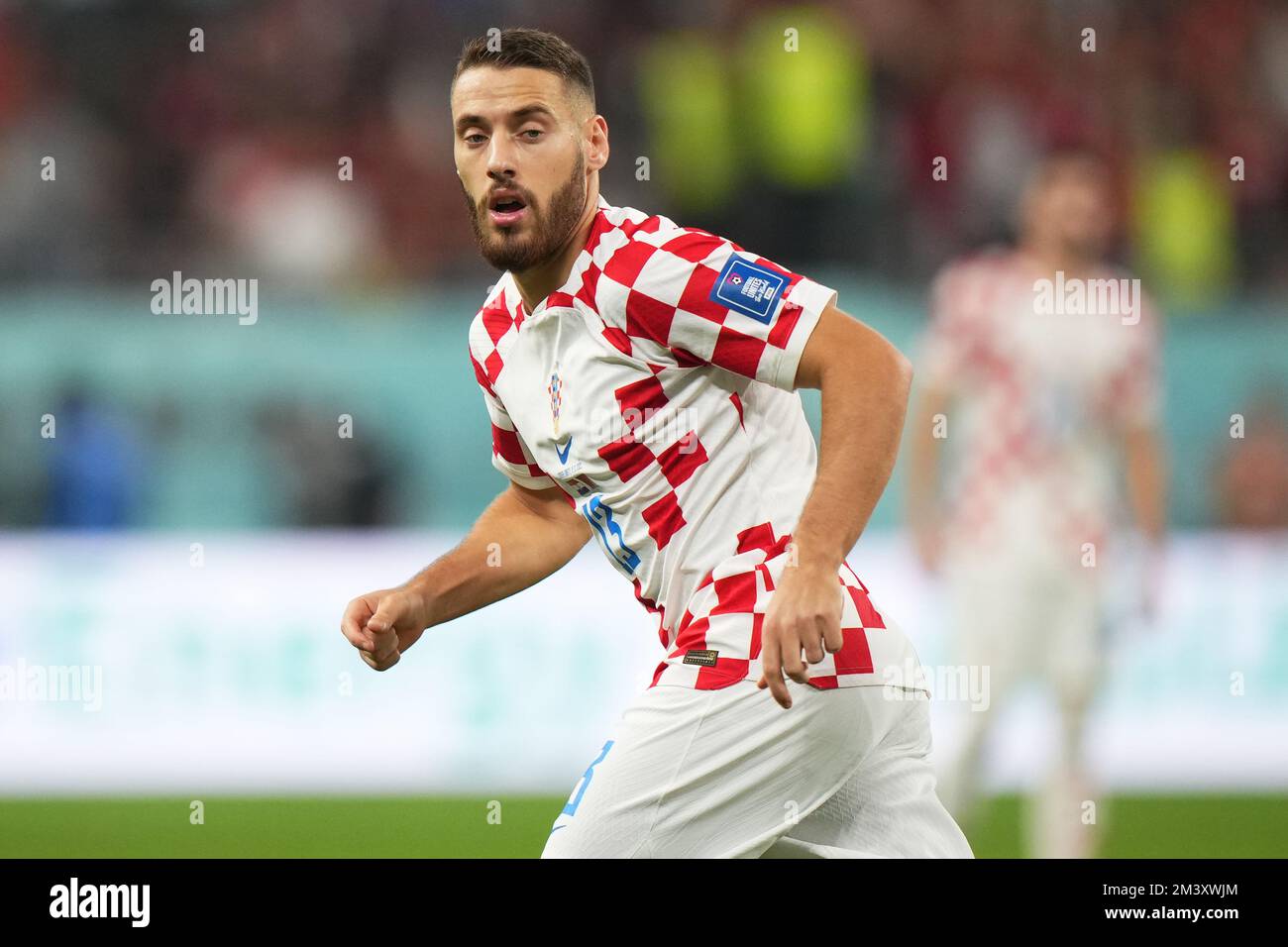 Nikola Vlasic of Croatia during the FIFA World Cup Qatar 2022 match ...