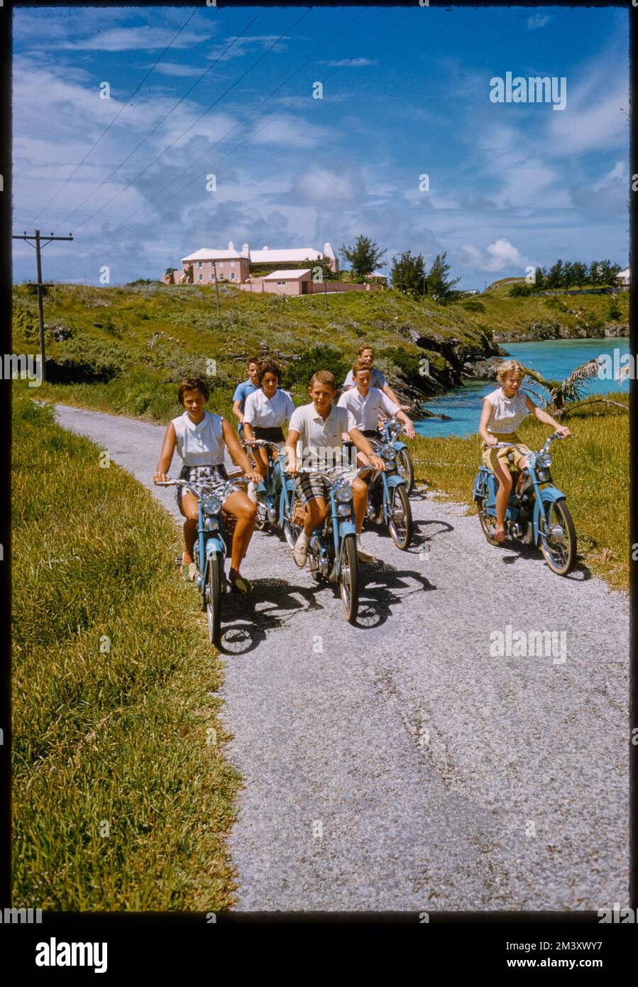 Bike Ride, Beach, and Sidewalk Scenes in Bermuda, Toni Frissell ...