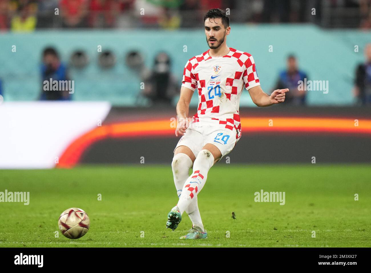 Josip Sutalo of Croatia during the FIFA World Cup Qatar 2022 match ...