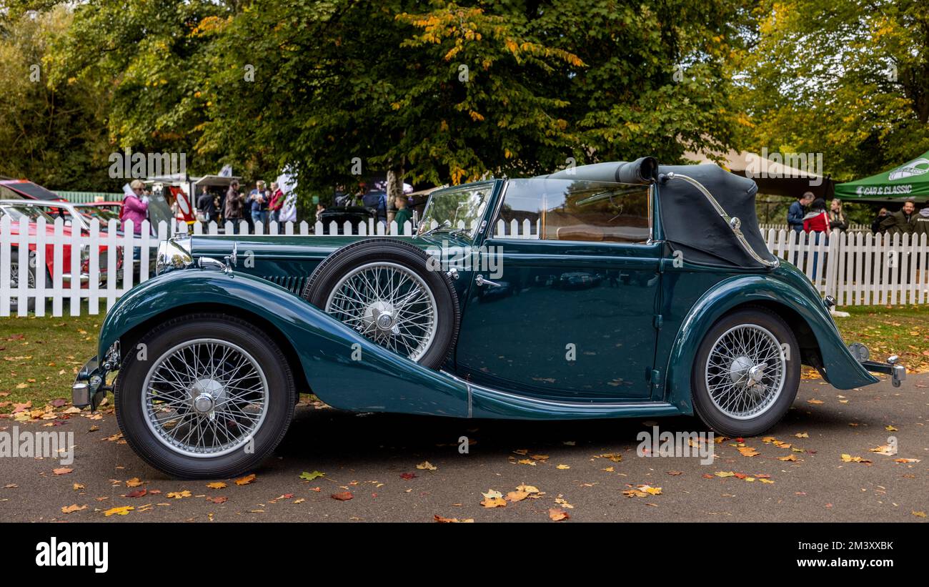 1938 MG VA open tourer ‘GNO 546’ on display at the October Scramble ...