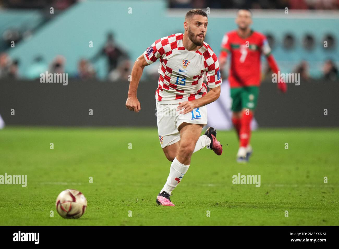 Nikola Vlasic of Croatia during the FIFA World Cup Qatar 2022 match ...
