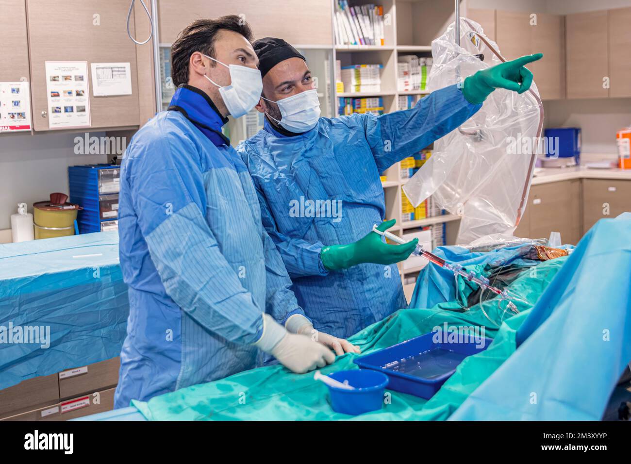 Istanbul, Turkey - September 20, 2022 ; heart operating room. Heart ...