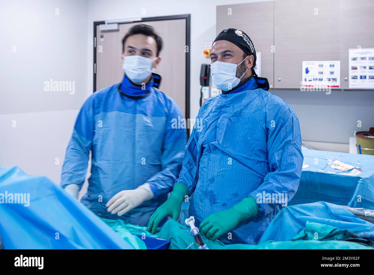 Istanbul, Turkey - September 20, 2022 ; heart operating room. Heart ...