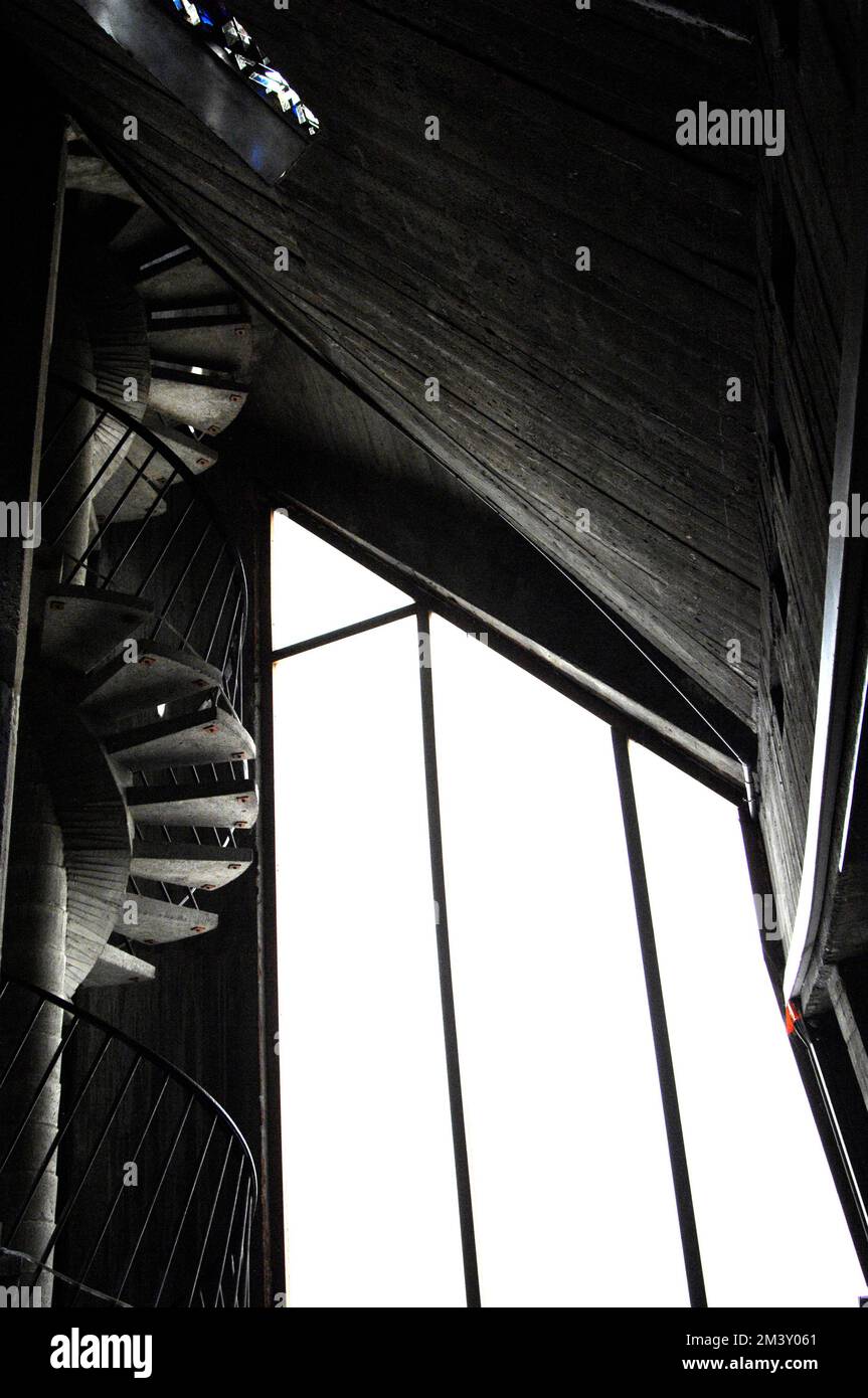MODERN ARCHITECTURE - ROYAN CATHEDRAL - CHARENTE MARITIME FRANCE ...