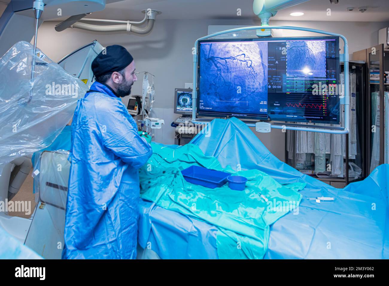 Istanbul, Turkey - September 20, 2022 ; heart operating room. Heart ...