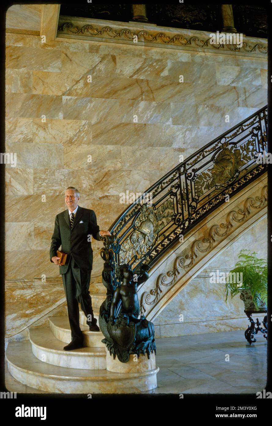 Harold Vanderbilt on Staircase, Toni Frissell, Antoinette Frissell ...