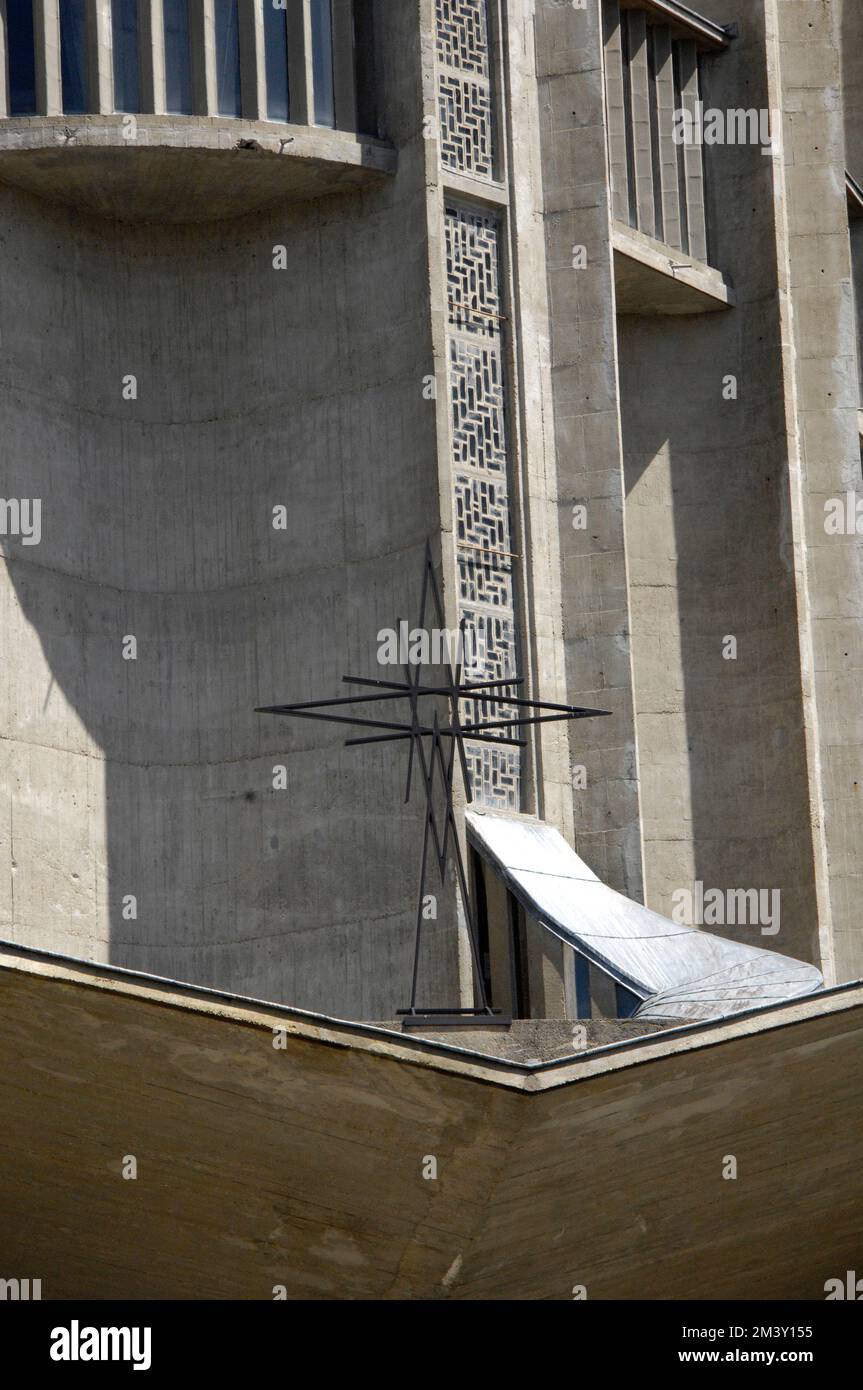 MODERN ARCHITECTURE - ROYAN CATHEDRAL - CHARENTE MARITIME FRANCE ...