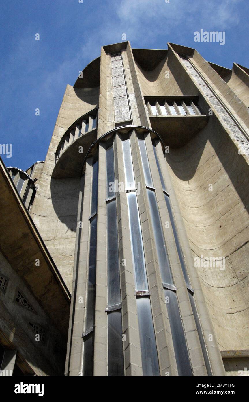 MODERN ARCHITECTURE - ROYAN CATHEDRAL - CHARENTE MARITIME FRANCE ...