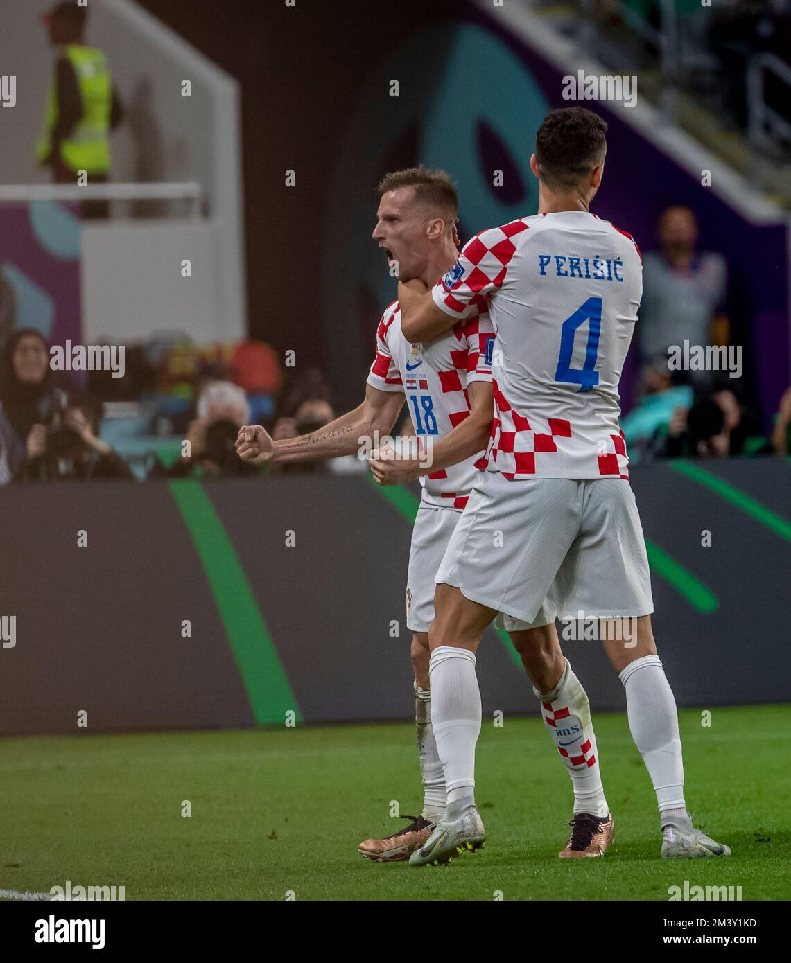 Doha, Qatar. 17th Dec, 2022. Party Croatia vs Morocco, match valid for ...