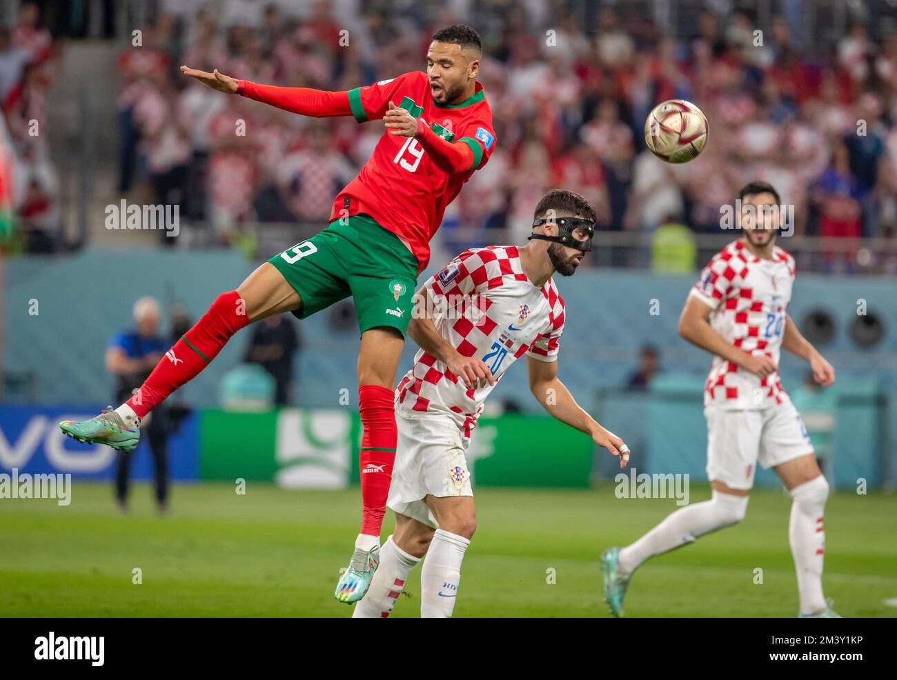 Doha, Qatar. 17th Dec, 2022. Party Croatia vs Morocco, match valid for ...
