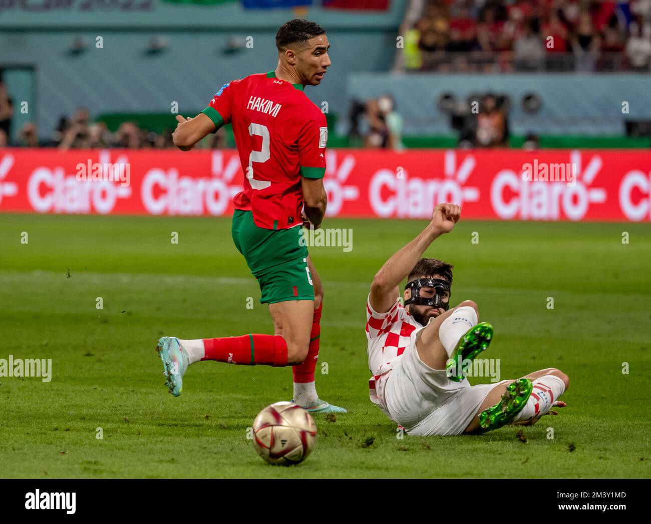 Doha, Qatar. 17th Dec, 2022. Party Croatia vs Morocco, match valid for ...