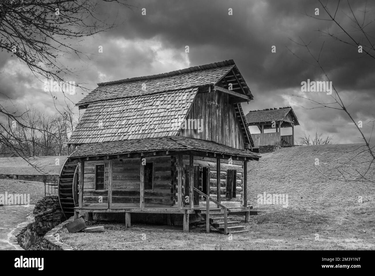 rustic log cabin Stock Photo - Alamy