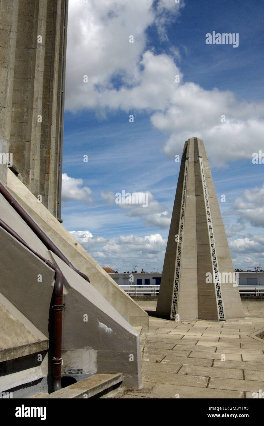 MODERN ARCHITECTURE - ROYAN CATHEDRAL - CHARENTE MARITIME FRANCE ...