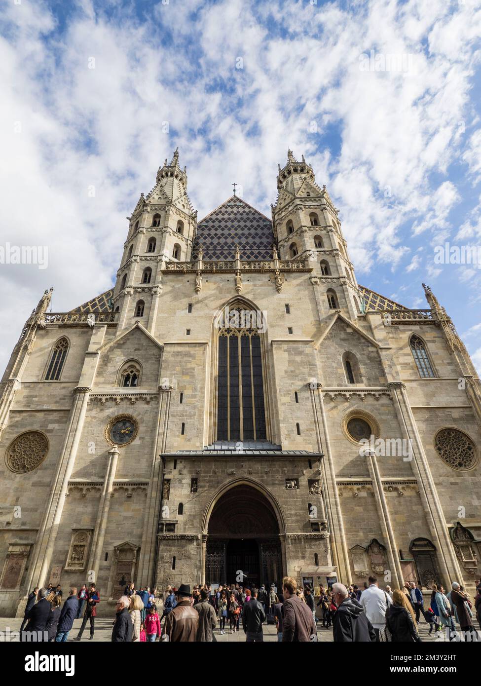 West Face, St Stephen's Cathedral (Stefansdom), Vienna, Austria, Europe ...