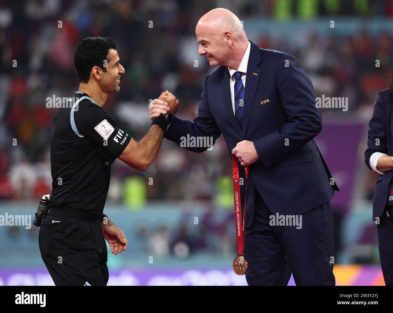 Gianni infantino world cup referee 2022 hi-res stock photography and ...