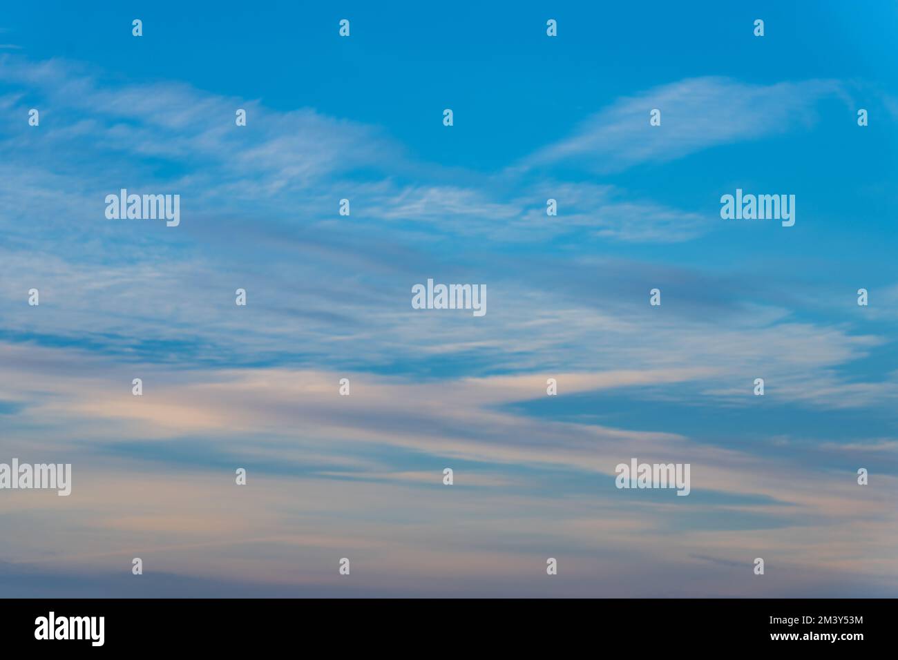A typical midwestern winter partly cloudy sky with lots of dead space ...