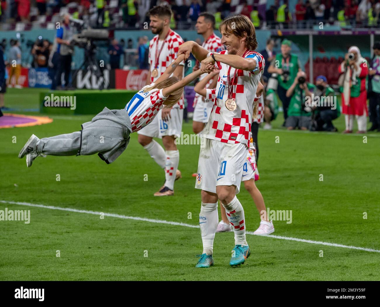 Doha, Qatar. 17th Dec, 2022. Party Croatia vs Morocco, match valid for ...