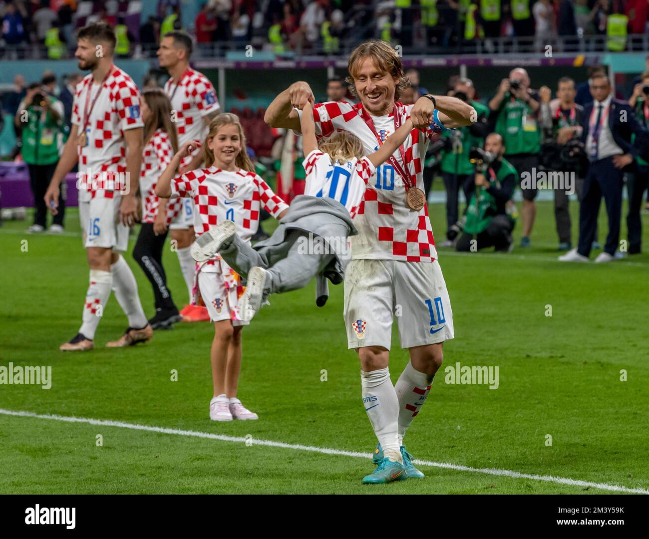 Doha, Qatar. 17th Dec, 2022. Party Croatia vs Morocco, match valid for ...