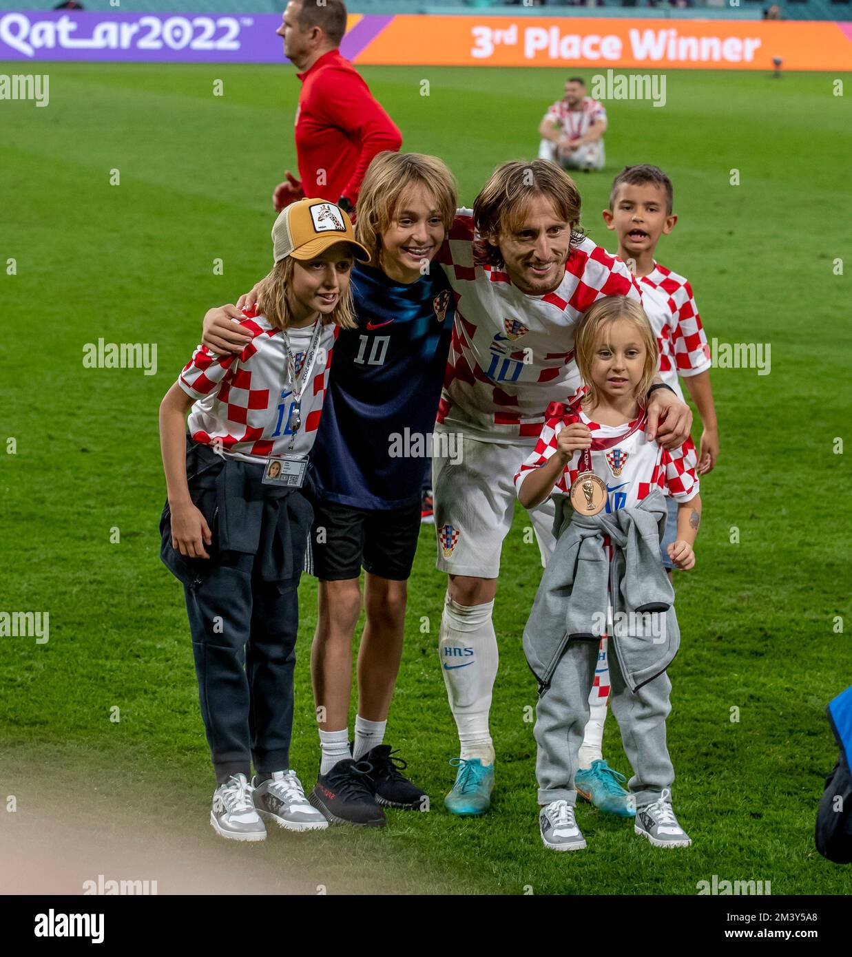 Doha, Qatar. 17th Dec, 2022. Party Croatia vs Morocco, match valid for ...