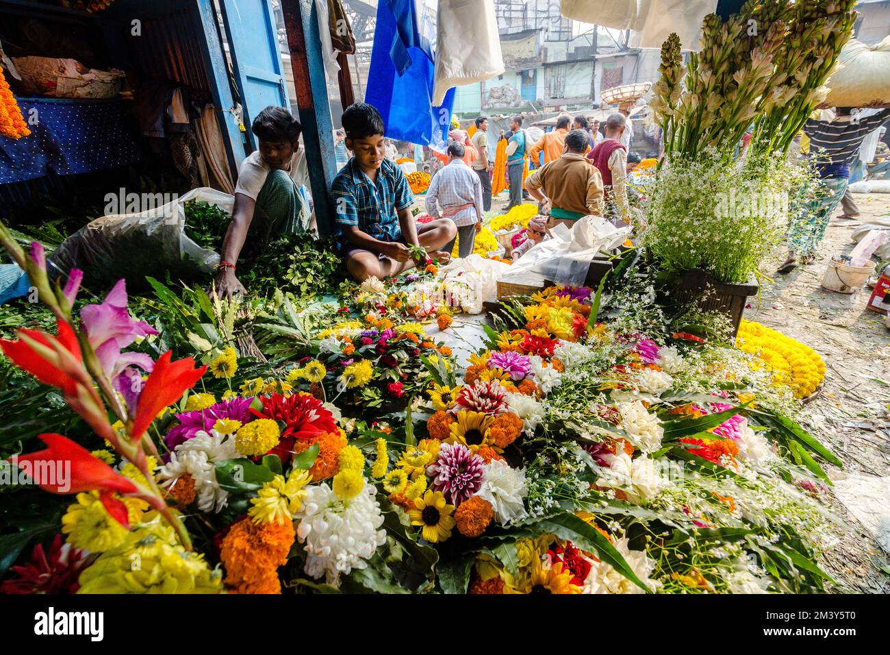 The 125-year old Kolkata Flower Market is eastern India’s largest ...