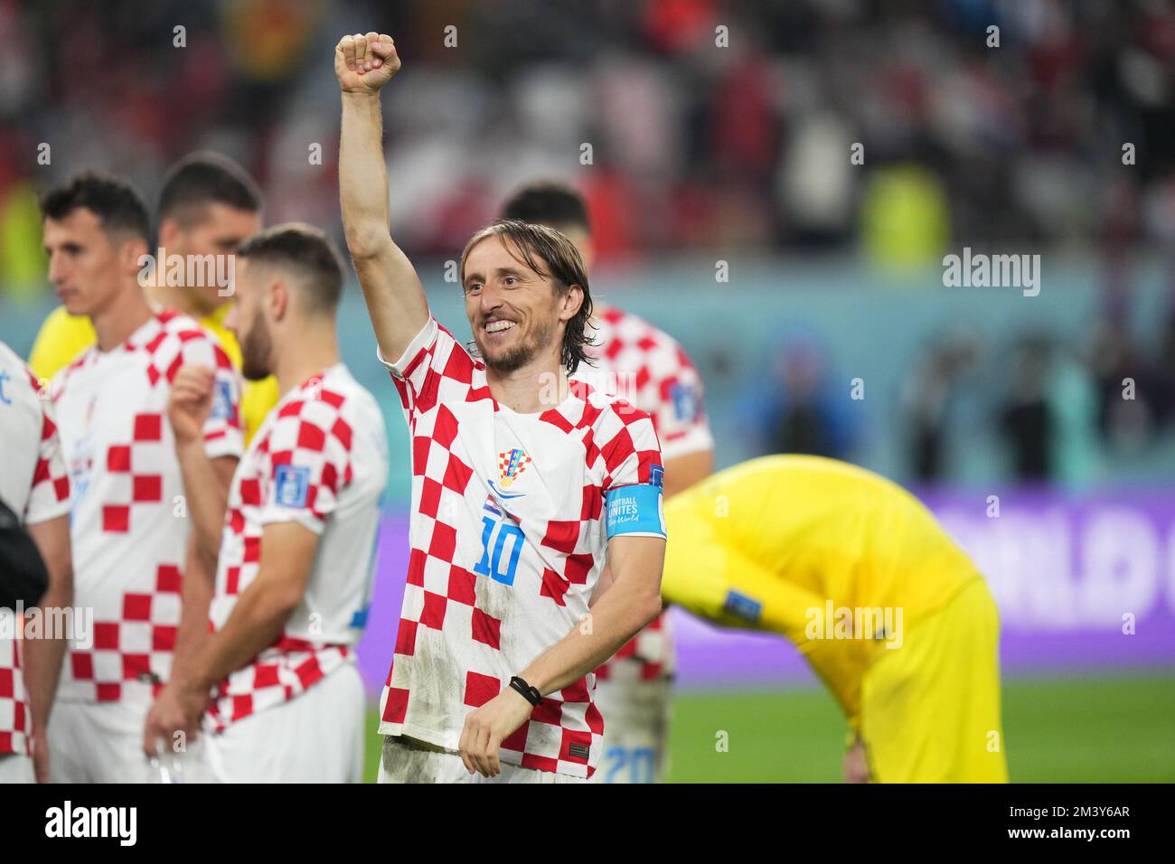 Luka Modric of Croatia during the FIFA World Cup Qatar 2022 match, Play ...