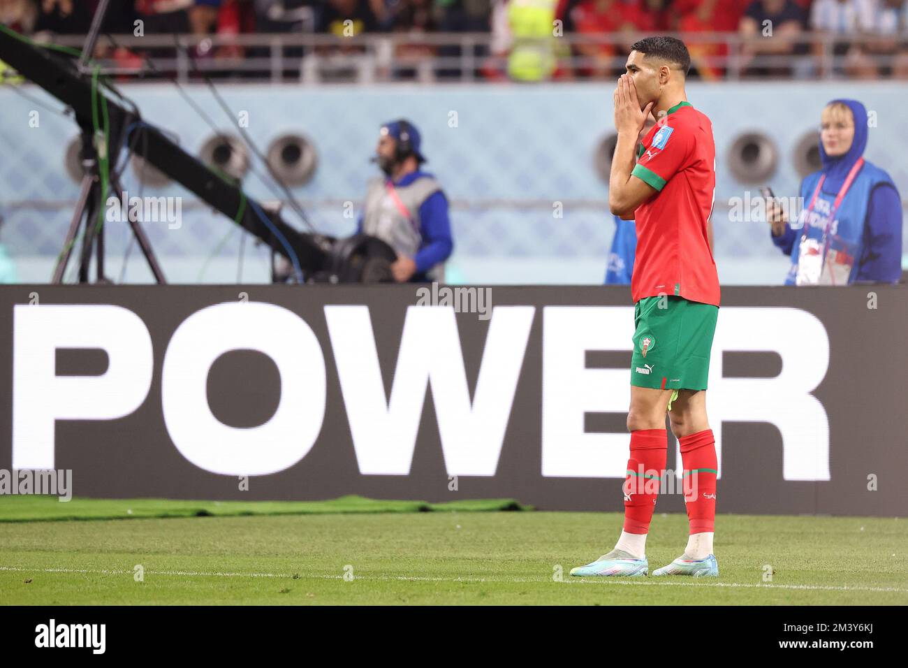 Achraf Hakimi of Morocco during the FIFA World Cup 2022, third place ...