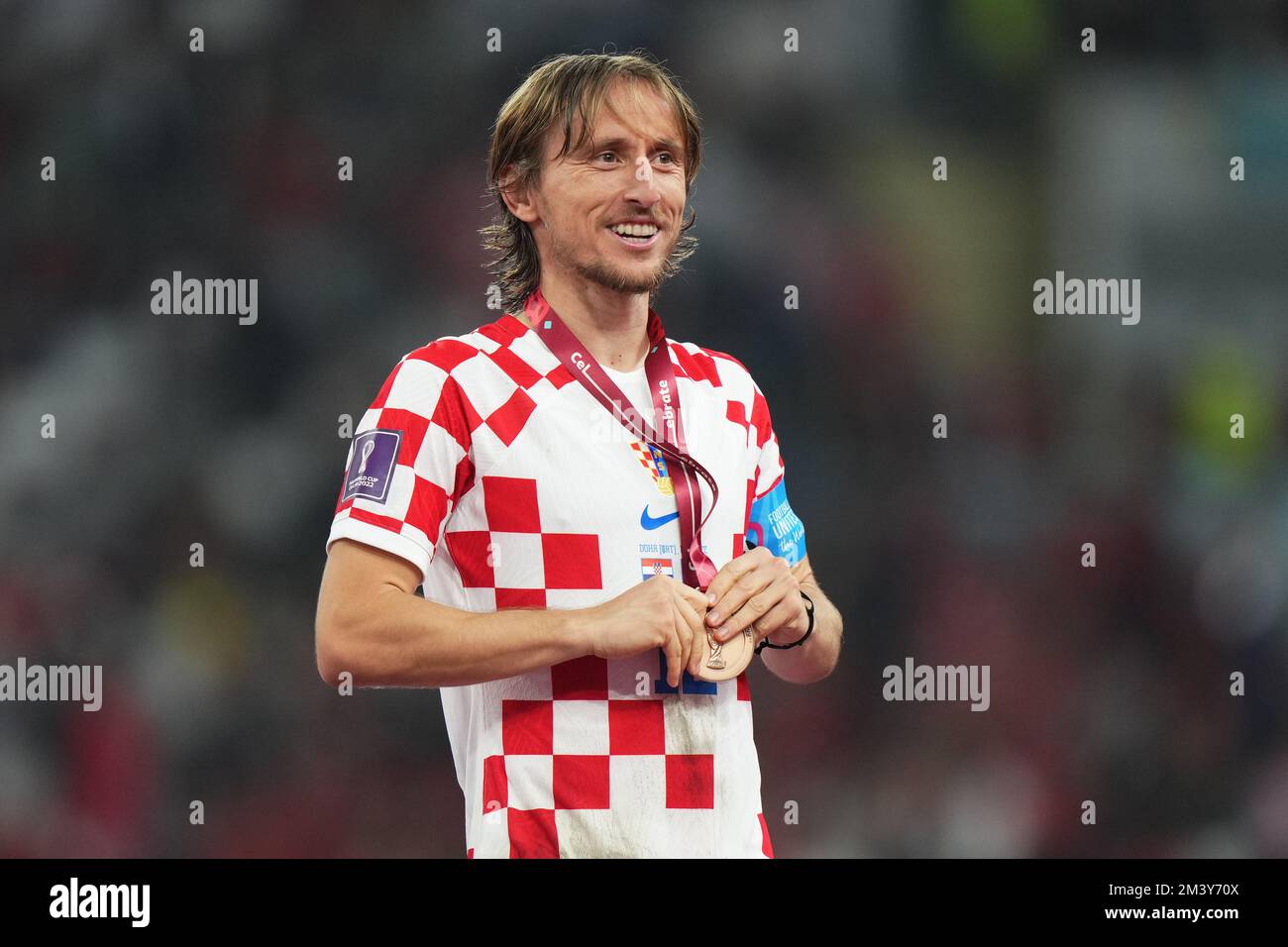 Luka Modric of Croatia during the FIFA World Cup Qatar 2022 match, Play ...