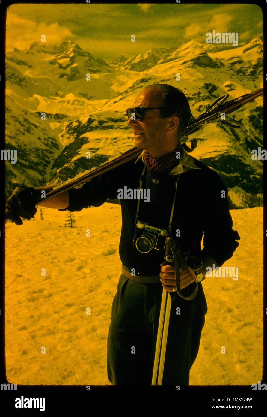 Zermatt, Switzerland, Jimmy Riddel British Ski Team, Toni Frissell ...