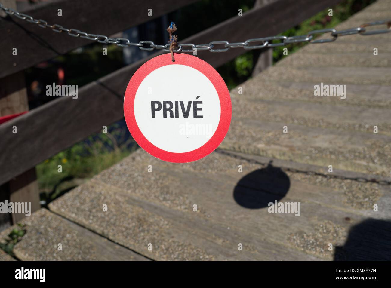Prive sign hi-res stock photography and images - Alamy