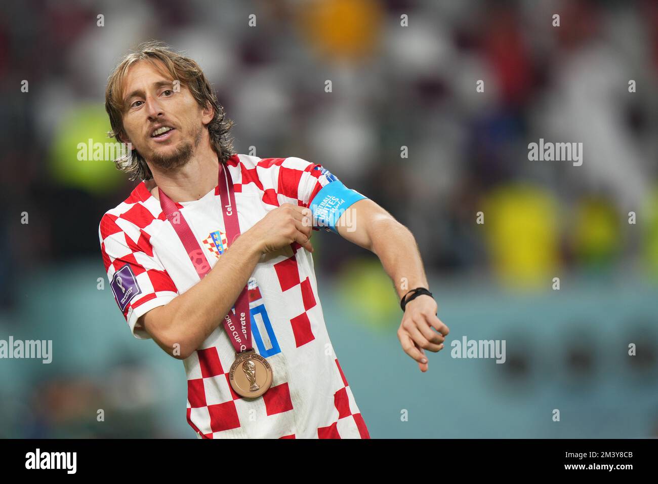 Luka Modric of Croatia during the FIFA World Cup Qatar 2022 match, Play ...