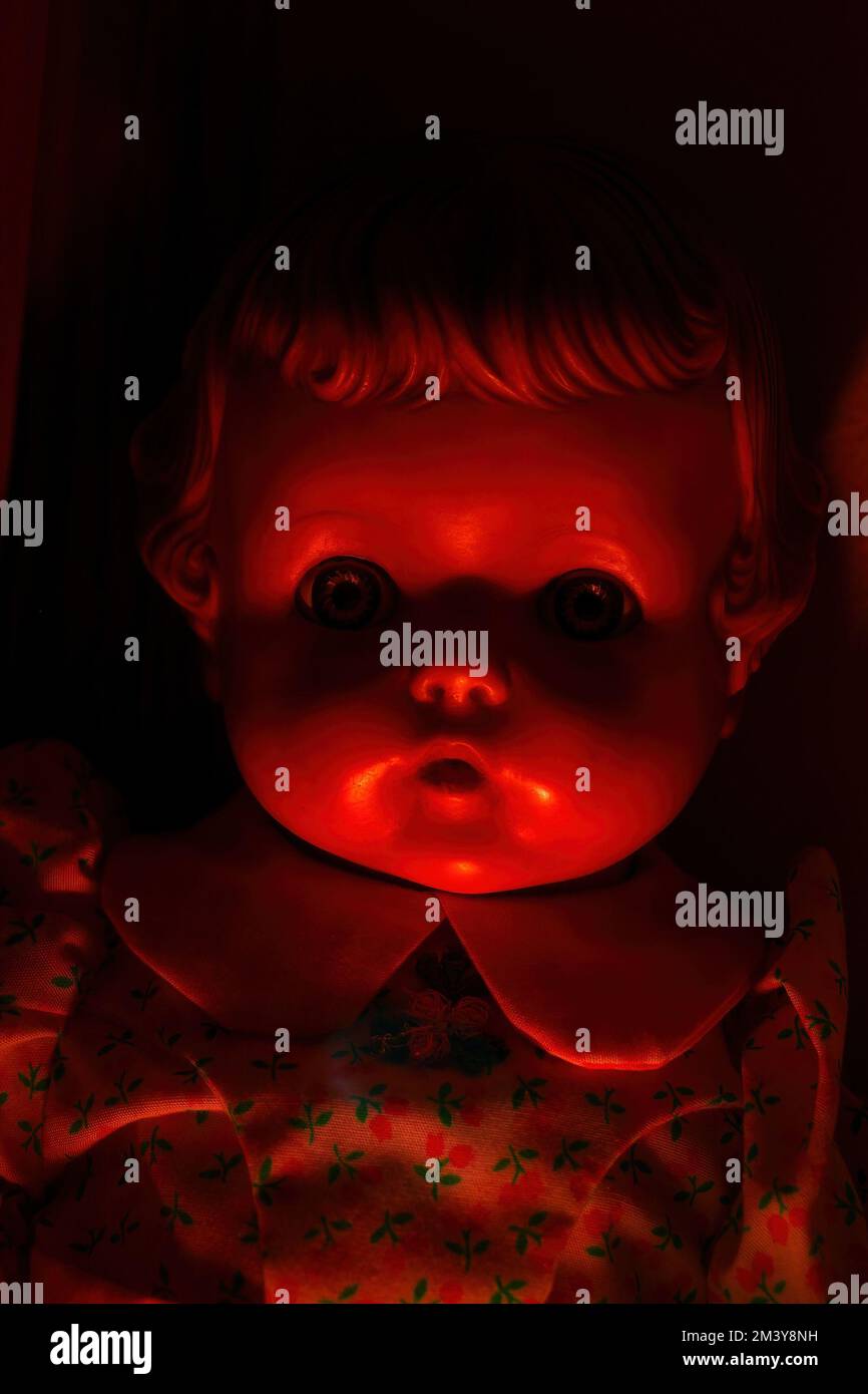 Baby red eyes spooky hi-res stock photography and images - Alamy