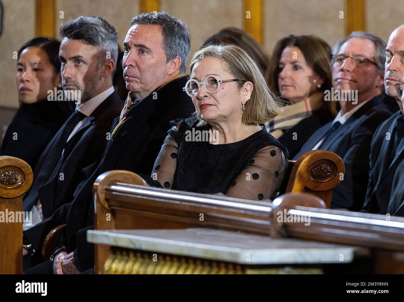 Family members of Jean Lapointe attend his funeral in Montreal ...