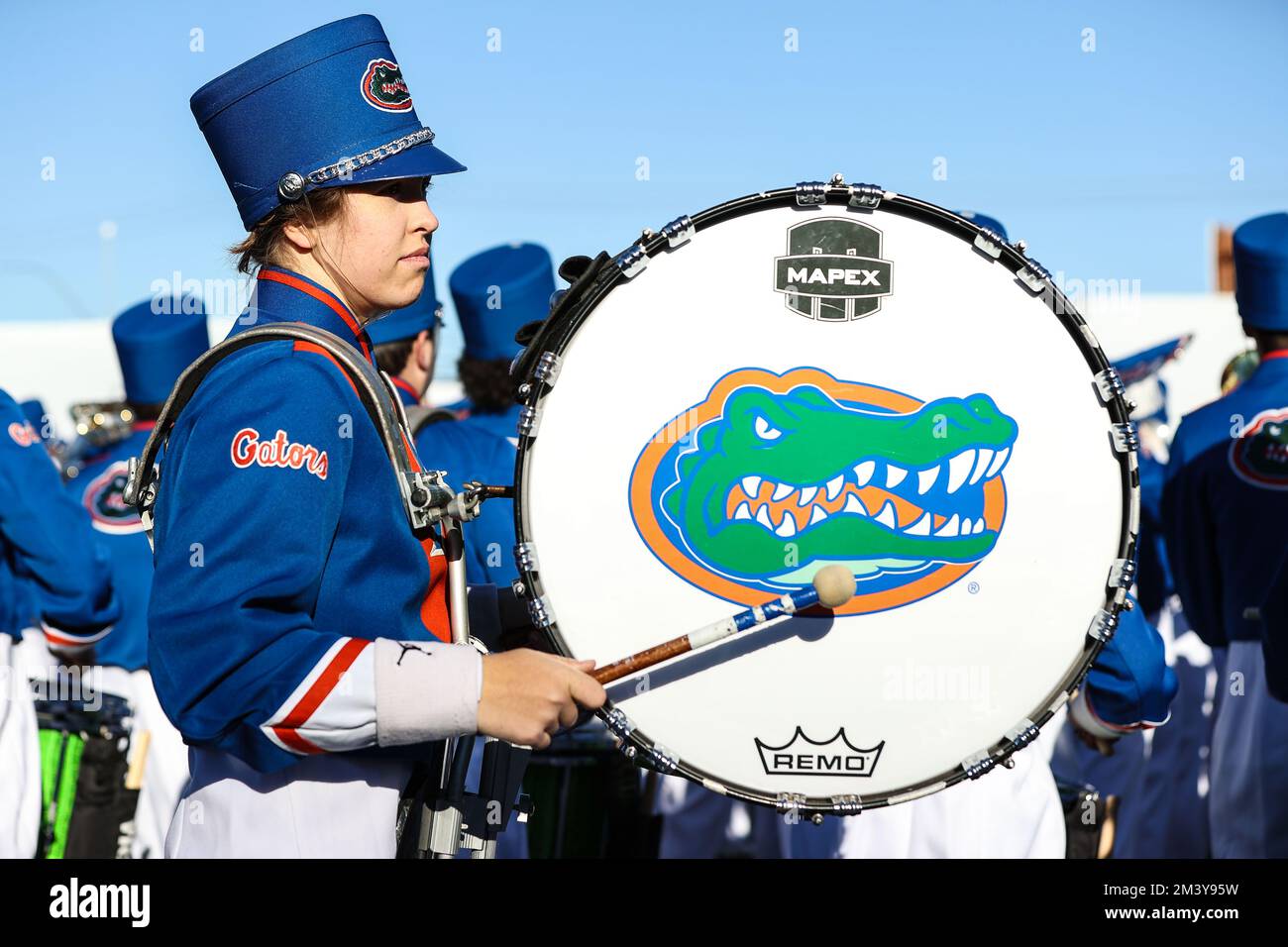 Las Vegas, NV, USA. 17th Dec, 2022. The Florida Gators marching band ...