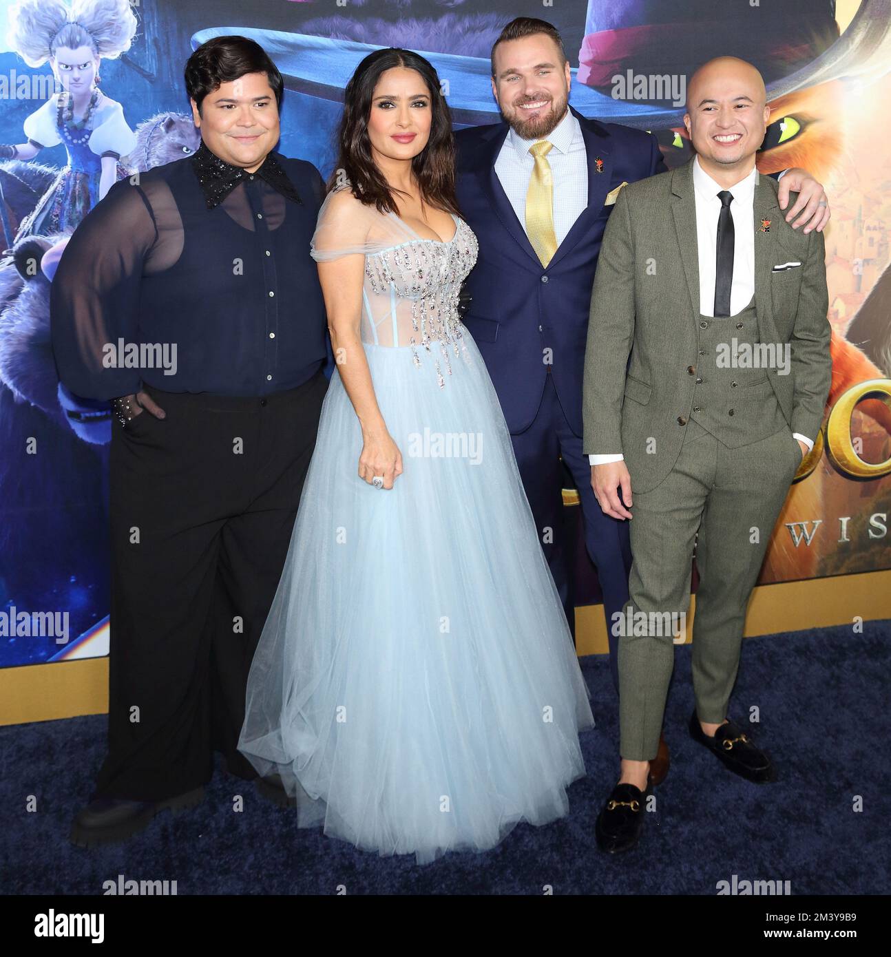 13 December 2022 - New York, New York - Harey Guillen, Salma Hayek ...
