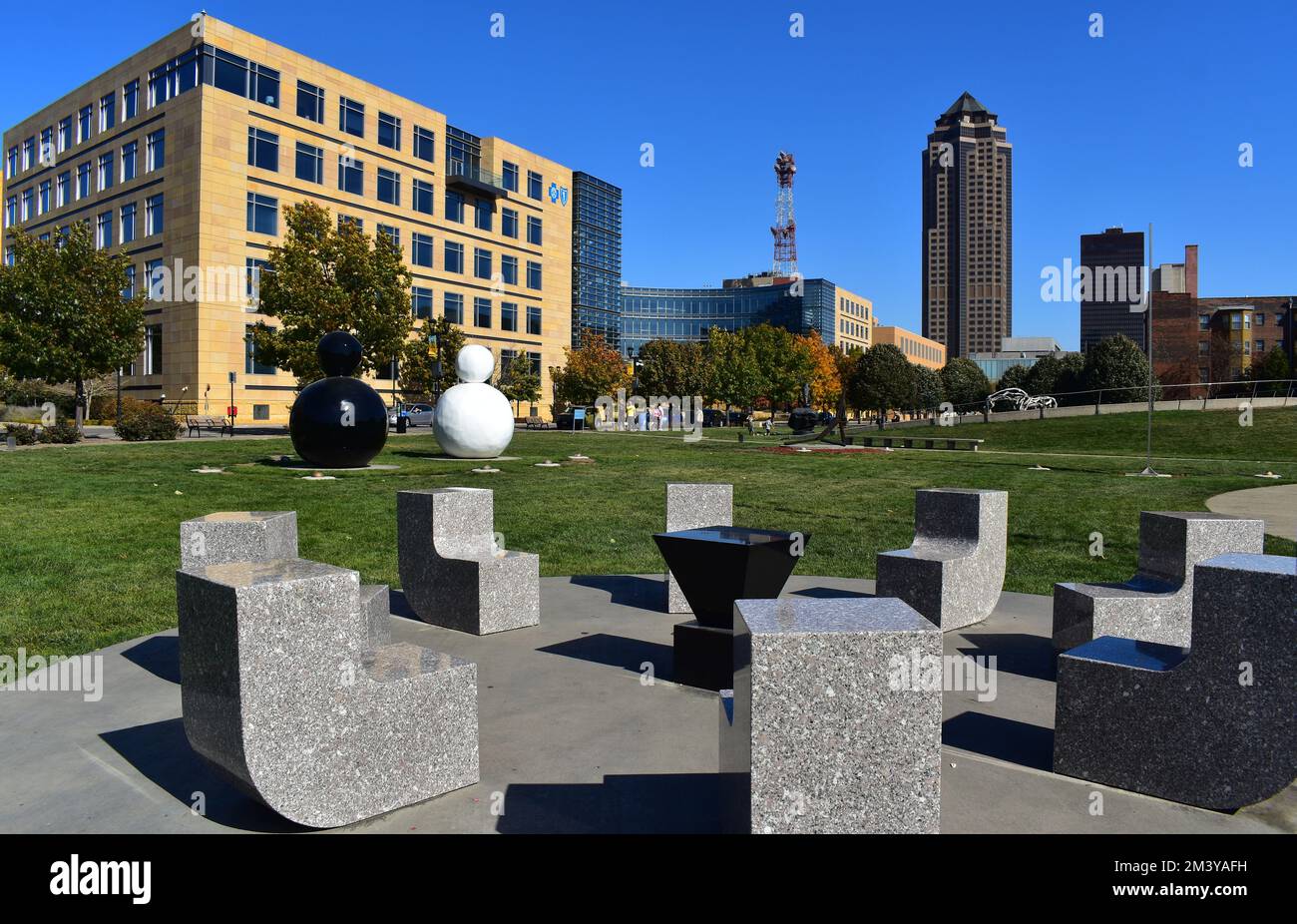 Des Moines, IOWA, USA - October 22, 2022: The John and Mary Pappajohn ...
