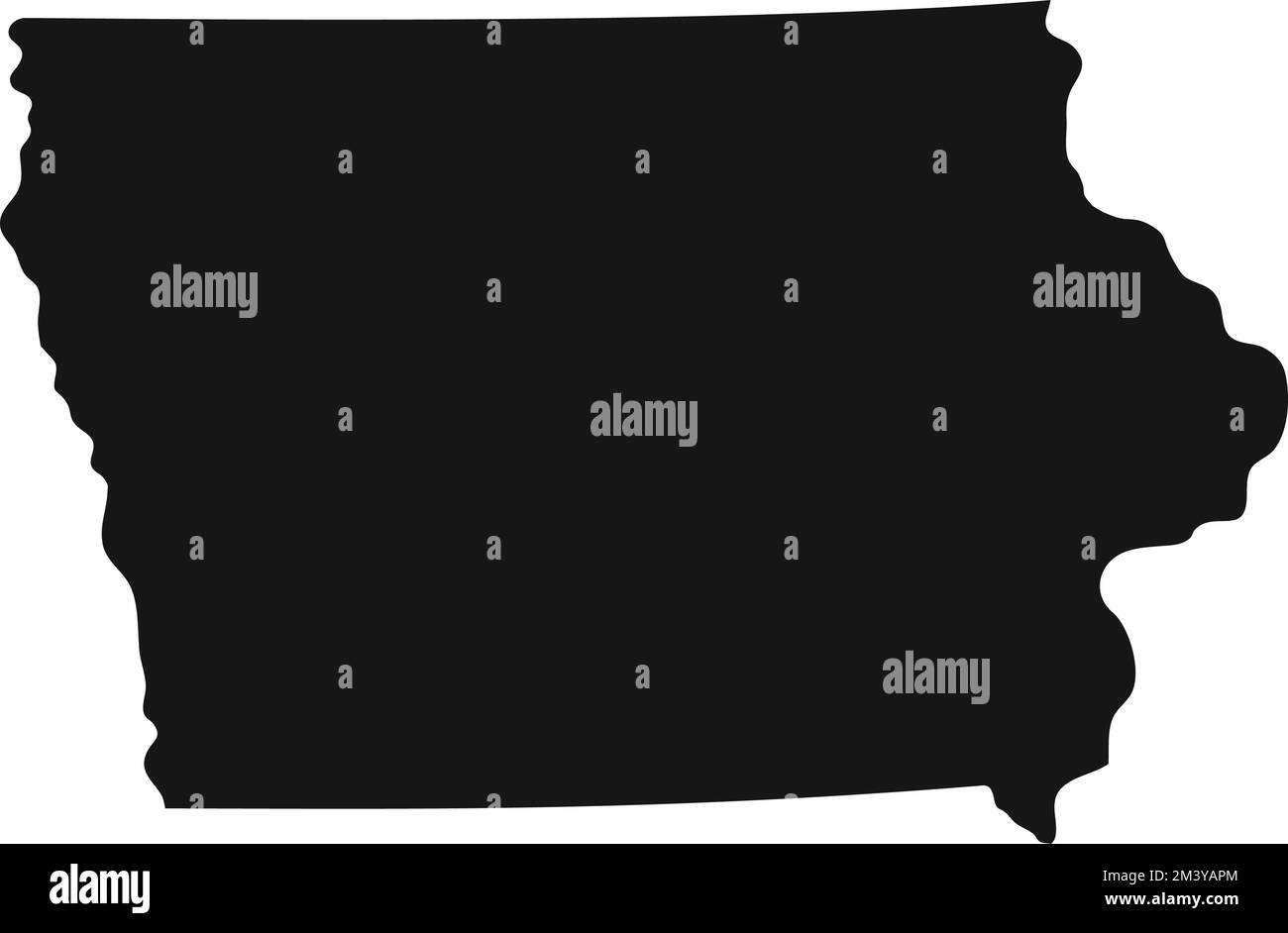 Iowa vector vectors Black and White Stock Photos & Images - Alamy