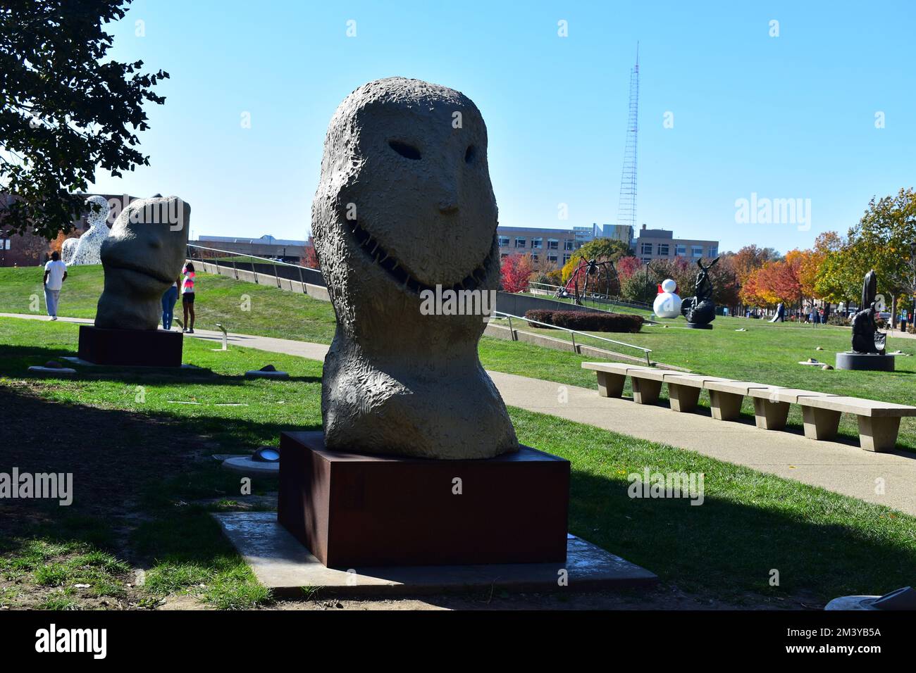 Des Moines, IOWA, USA - October 22, 2022: The John and Mary Pappajohn ...