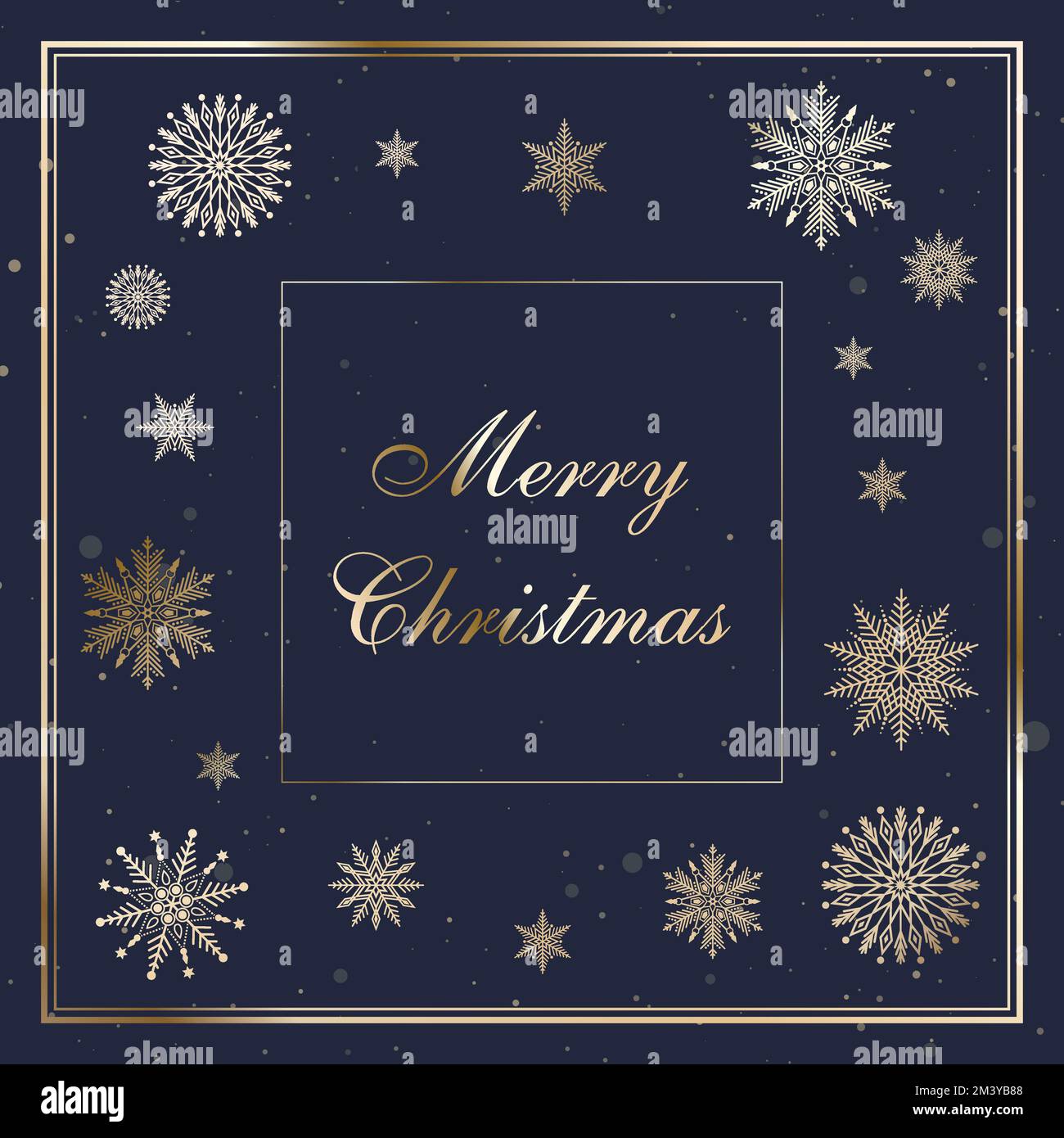 Christmas card snowflakes Stock Vector Images - Alamy