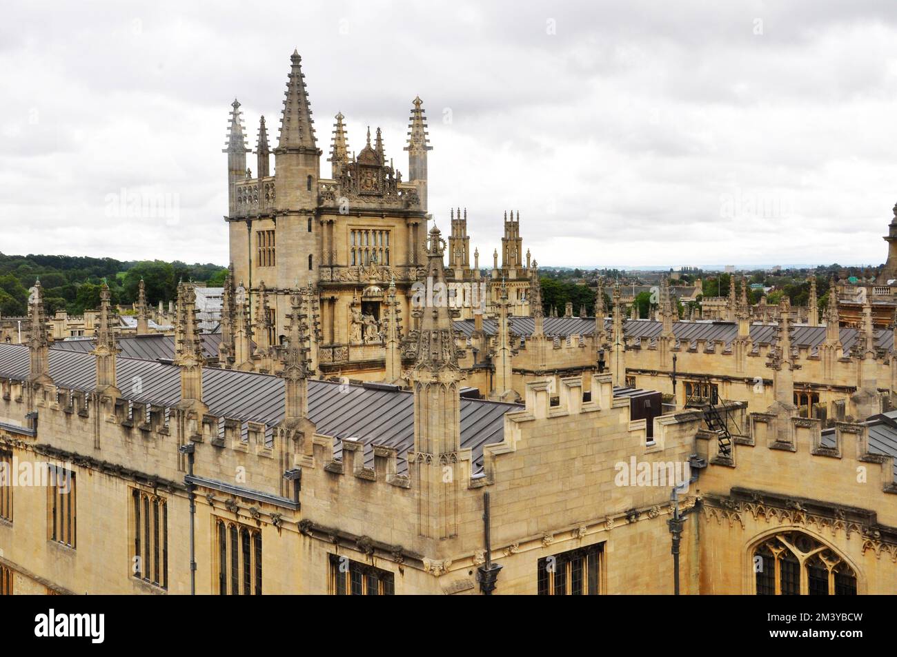 Some of the many dreaming spires of the Oxford colleges Stock Photo - Alamy