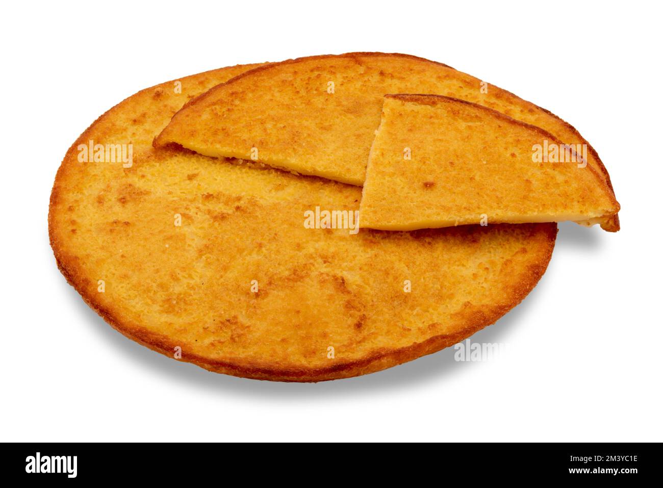 Ligurian farinata or Cecina Toscana or Socca Nice, France. Savory pie ...