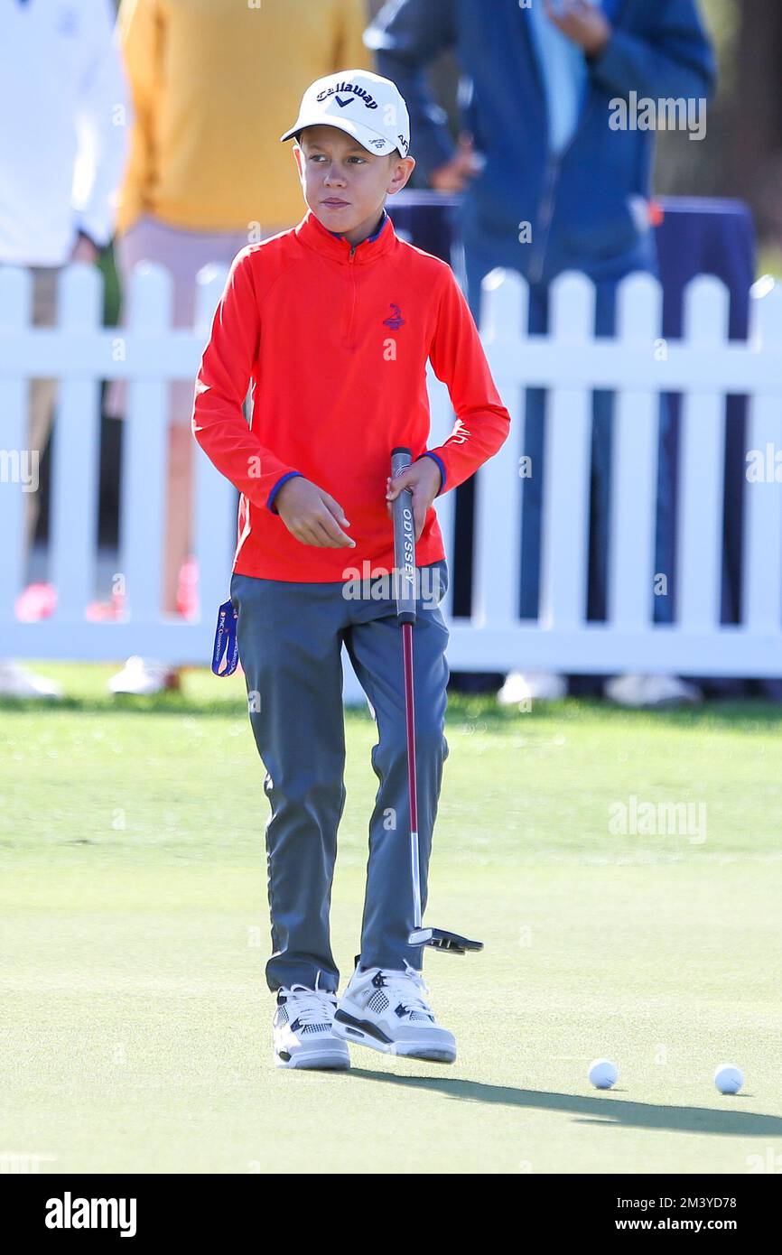 Orlando, Florida, USA. 17th Dec, 2022. Will McGee on the putting green ...