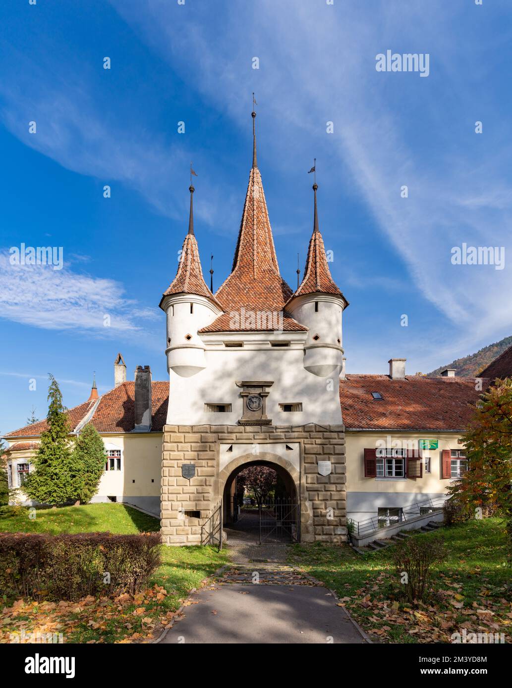 A picture of the Catherine's Gate in Brasov Stock Photo - Alamy