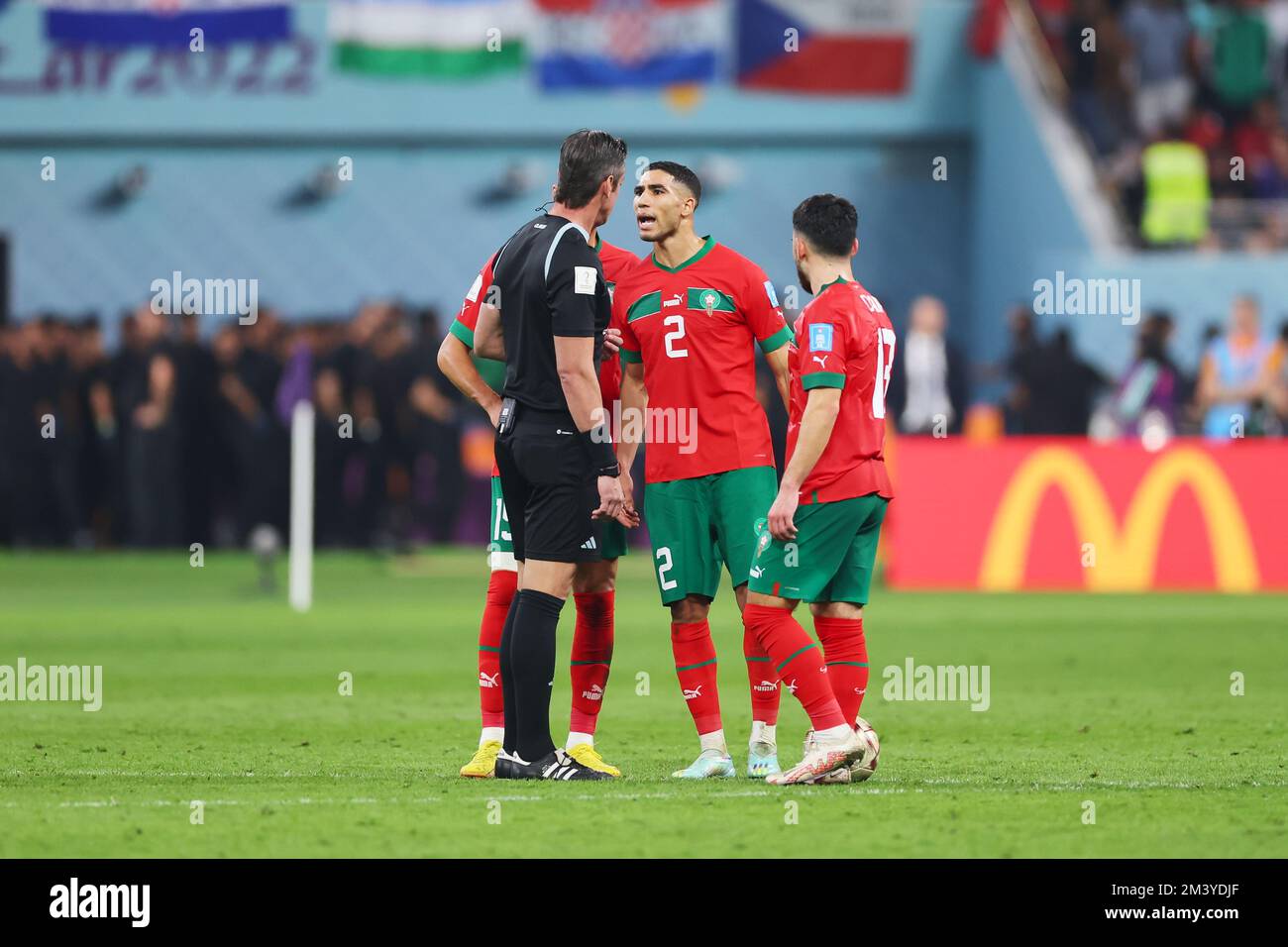 Al Rayyan, Qatar. 17th Dec, 2022. Achraf Hakimi (MAR) Football/Soccer ...