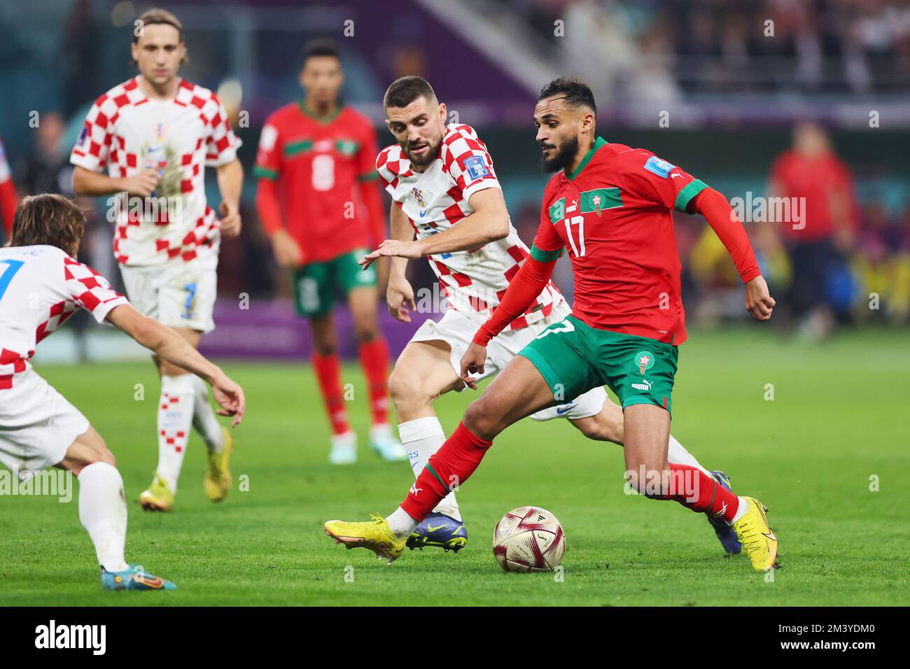 Al Rayyan, Qatar. 17th Dec, 2022. Sofiane Boufal (MAR) Football/Soccer ...