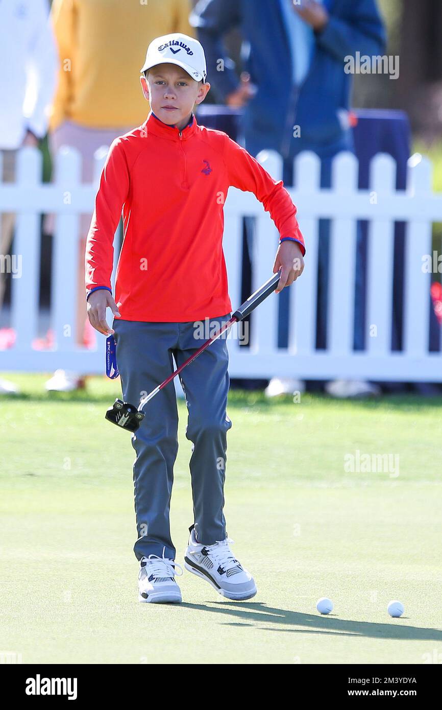 Orlando, Florida, USA. 17th Dec, 2022. Will McGee on the putting green ...