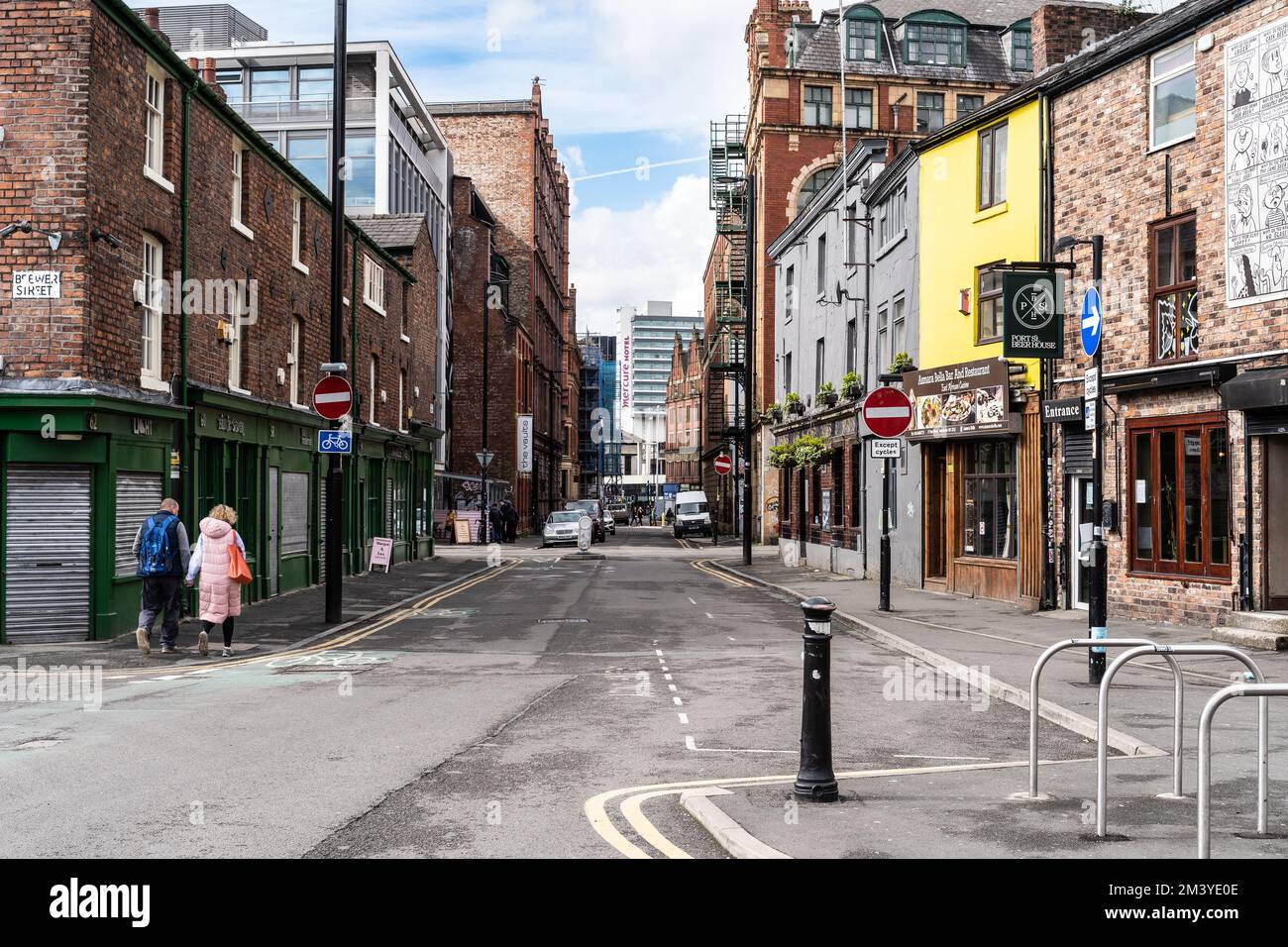 manchester street scenes Stock Photo - Alamy
