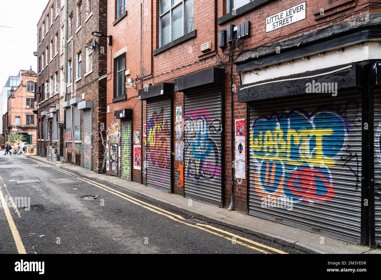 manchester street scenes Stock Photo - Alamy