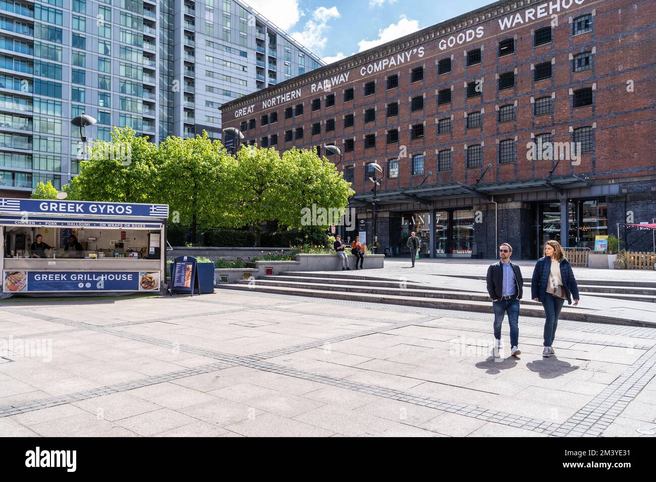 manchester street scenes Stock Photo - Alamy