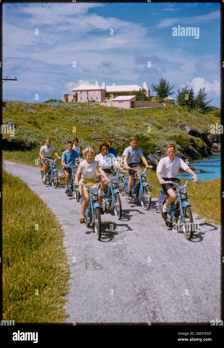 Bike Ride, Beach, and Sidewalk Scenes in Bermuda, Toni Frissell ...