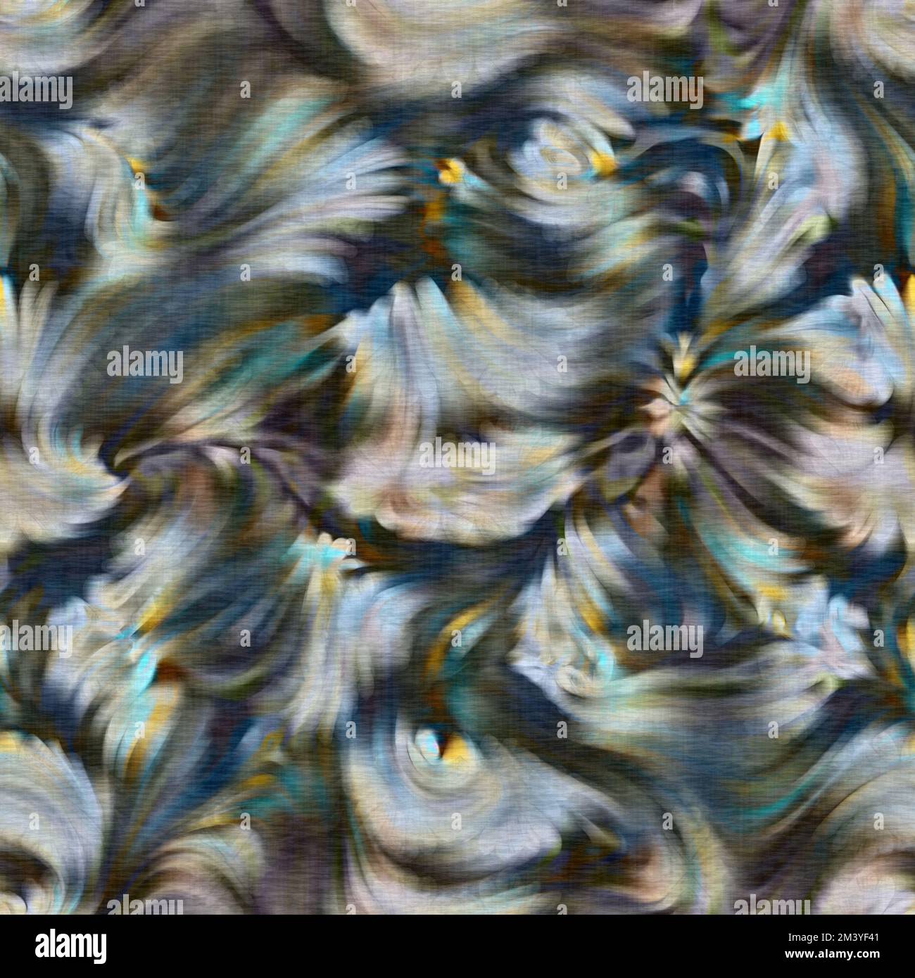 Marbled floral decorative pattern. Seamless botanical wash for organic ...